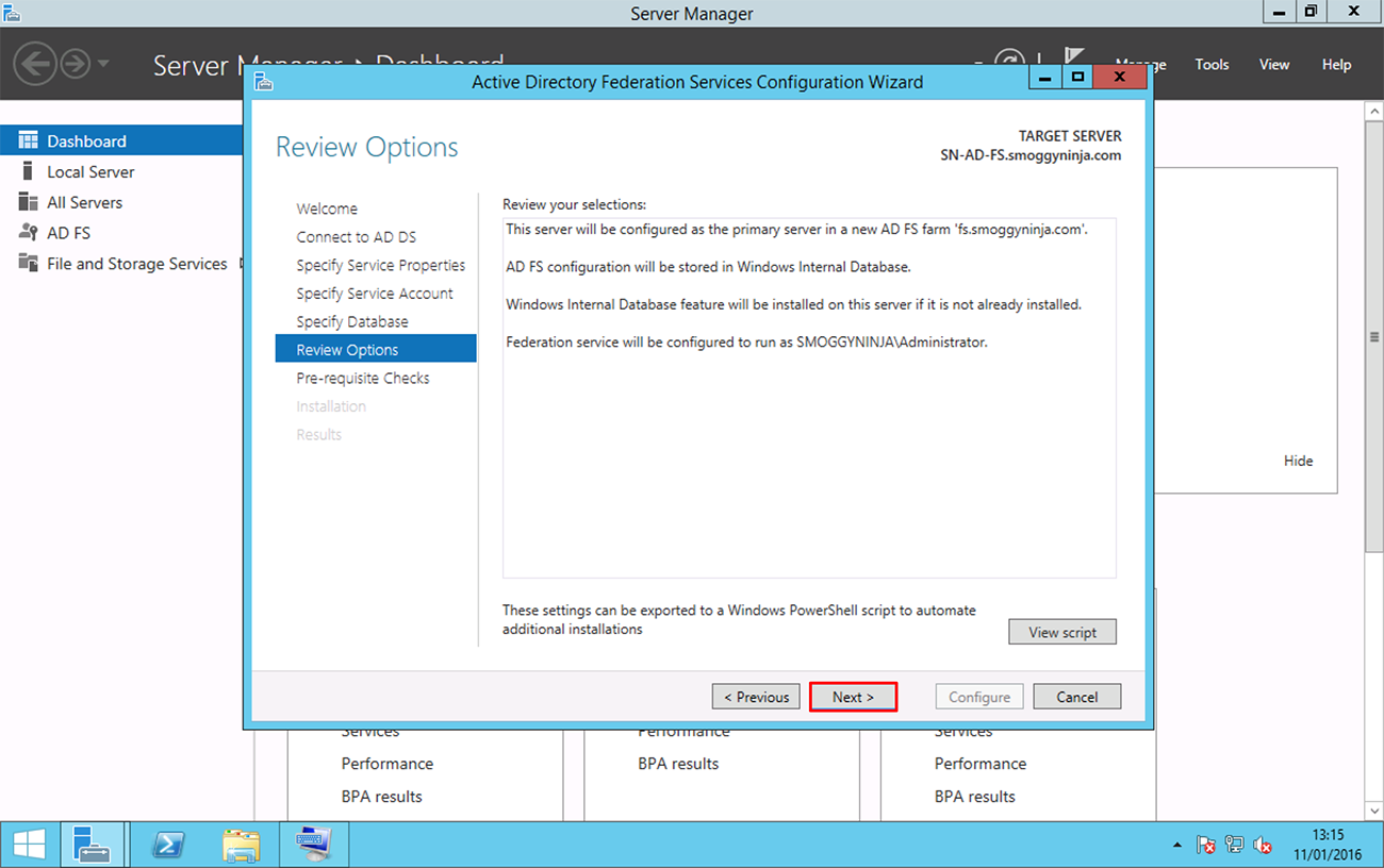 Deploy Active Directory Federation Services | PeteNetLive