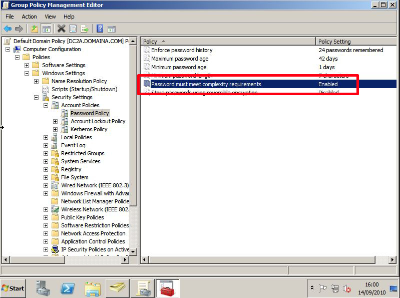 Windows Server Disable Password Complexity PeteNetLive