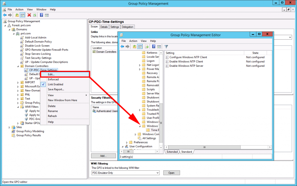 Windows: Setting Domain Time | PeteNetLive