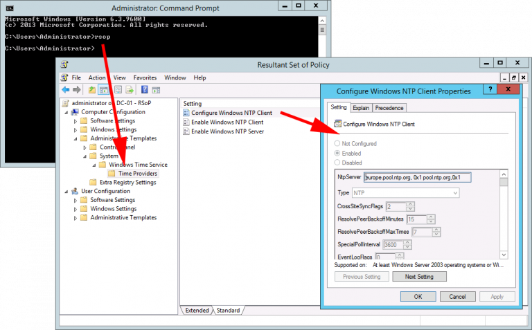 Windows: Setting Domain Time | PeteNetLive