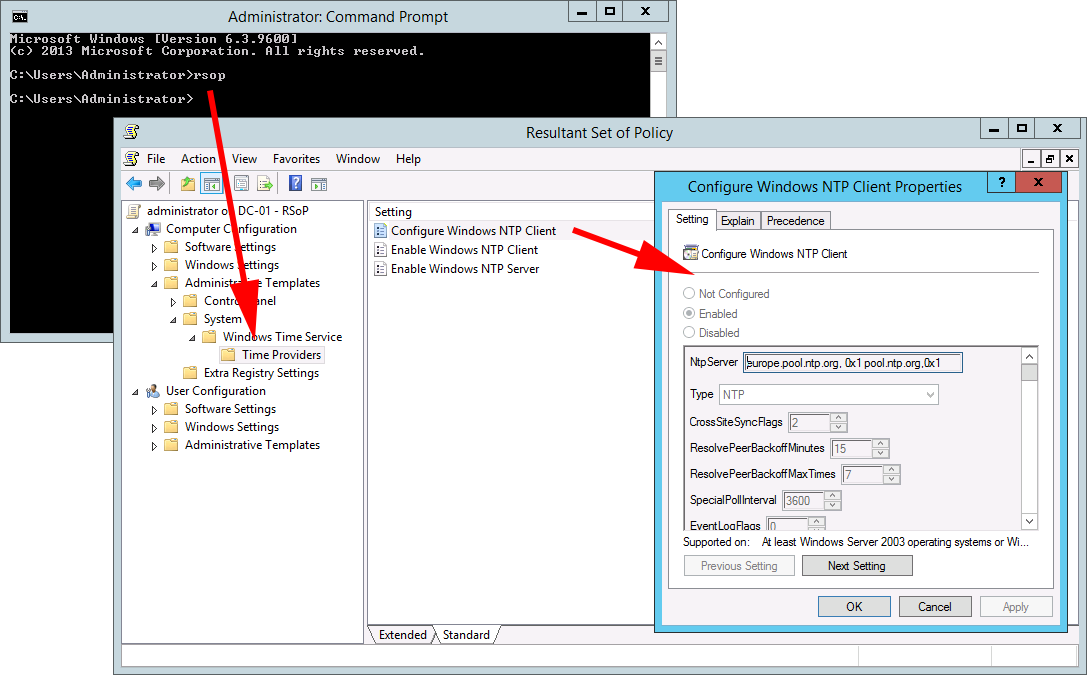 Windows: Setting Domain Time | PeteNetLive