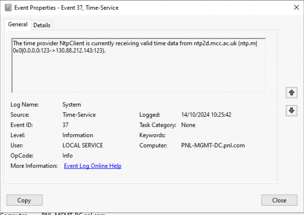 Windows: Setting Domain Time | PeteNetLive