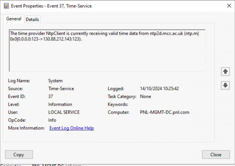 Windows: Setting Domain Time | PeteNetLive