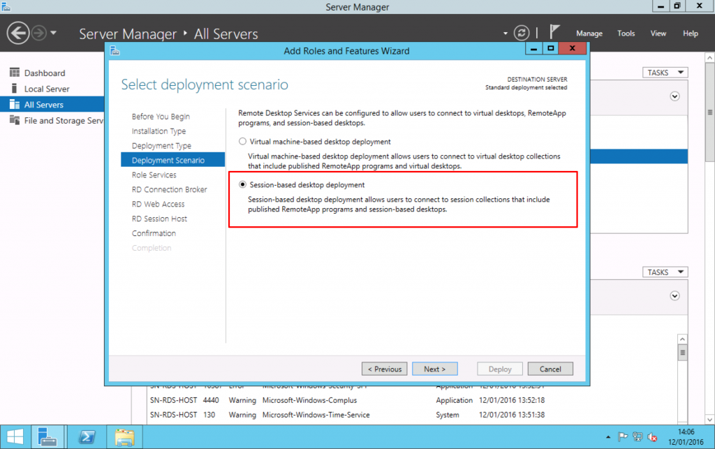 Windows Server 2012 R2 - Deploying Remote Desktop Services | PeteNetLive