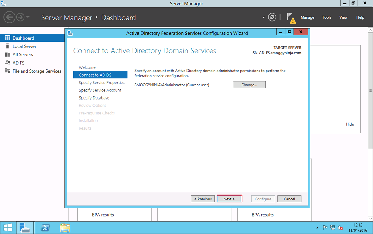 Deploy Active Directory Federation Services | PeteNetLive