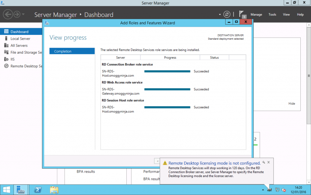 Windows Server 2012 R2 - Deploying Remote Desktop Services | PeteNetLive
