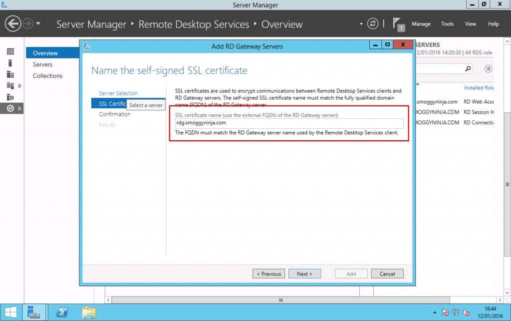 Windows Server 2012 R2 - Deploying Remote Desktop Services | PeteNetLive