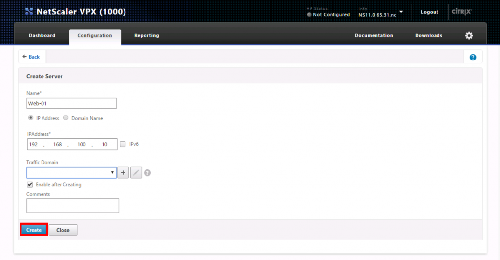 Citrix NetScaler - Simple HTTP Site Load Balancing | PeteNetLive