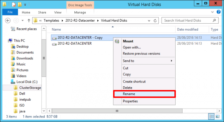 Hyper-V Ceate and Deploy Machine Templates (Without VMM) | PeteNetLive