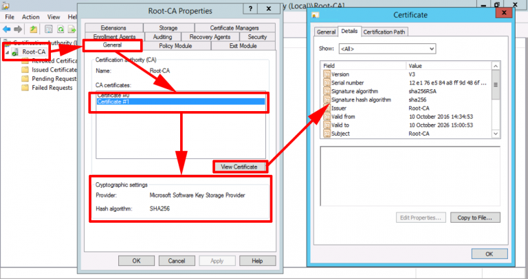 Certificate Services - Migrate form SHA1 to SHA2 (SHA256) | PeteNetLive