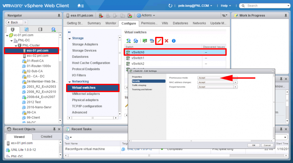 Unified Networking Lab - Connecting ESX VM to the Internet | PeteNetLive