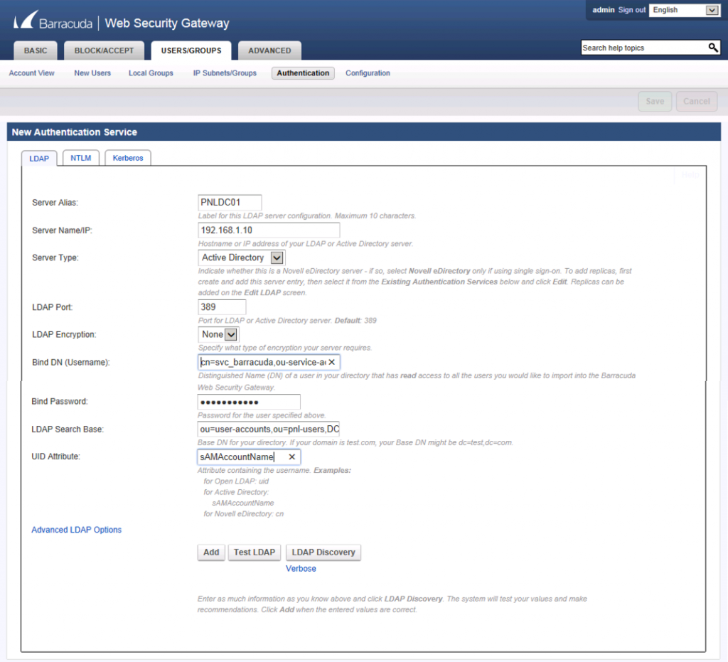 Barracuda Web Filter - Not Displaying Usernames | PeteNetLive