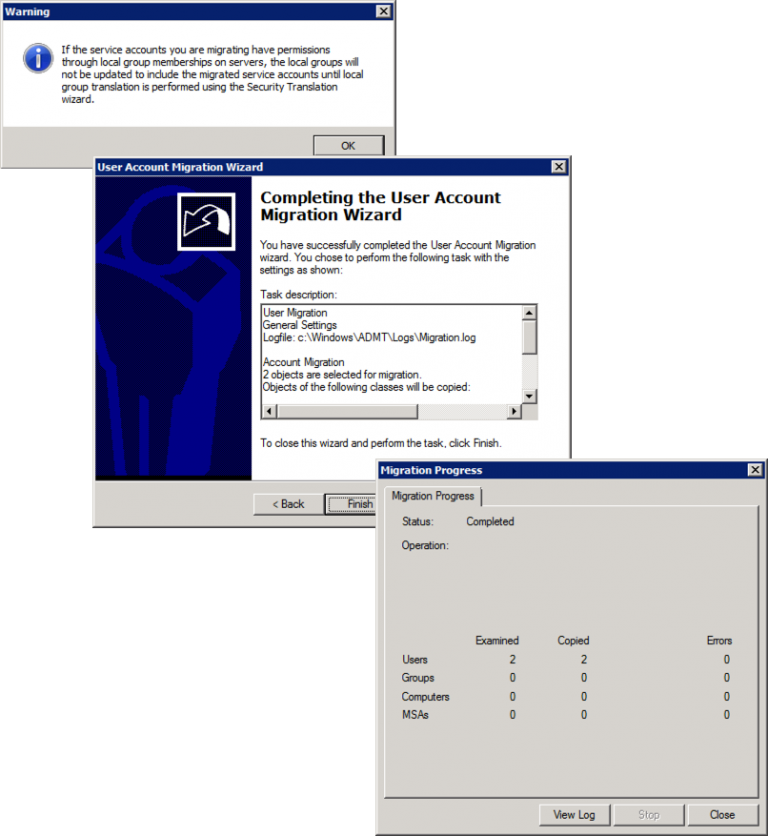 ADMT (Active Directory Migration Tool) Domain Migration – Part 3 ...