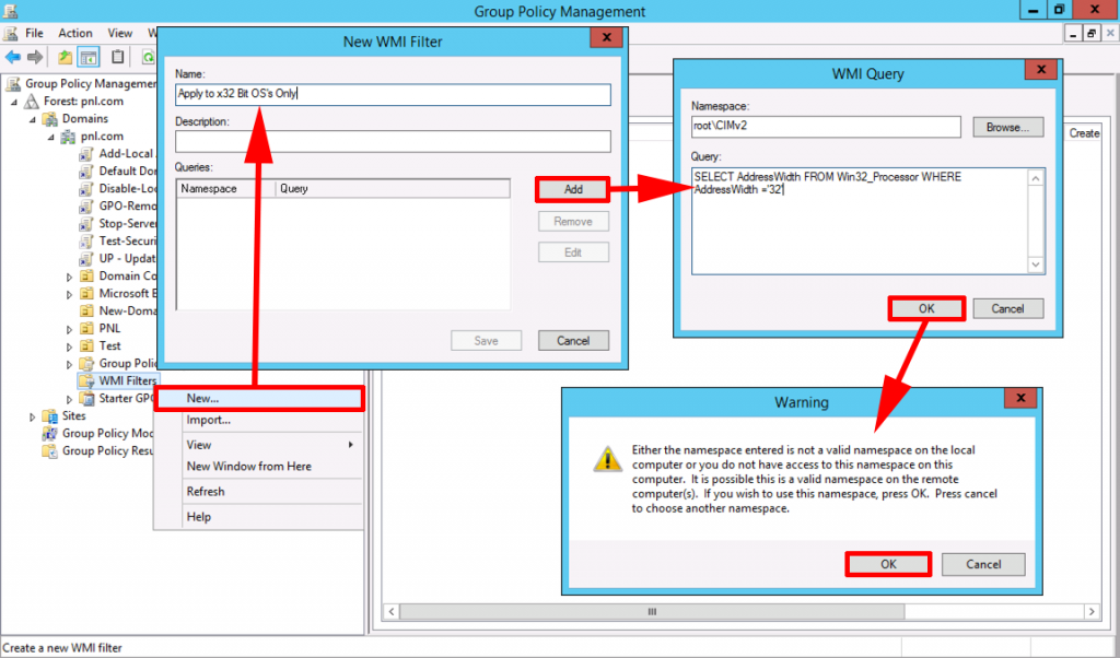 Using 32 and 64 Bit WMI Filters For Group Policy | PeteNetLive