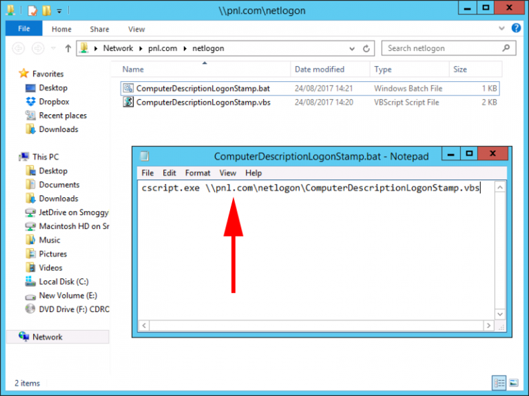 Updating Domain Computer Objects with Last Logon and Machine Information