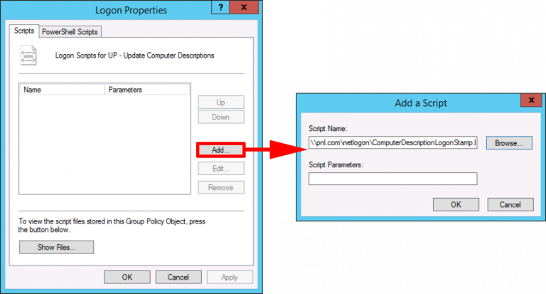 Updating Domain Computer Objects with Last Logon and Machine Information