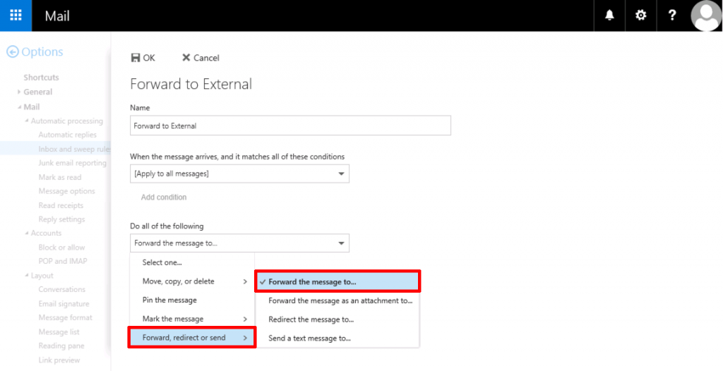 Microsoft Exchange - Forwarding Mail To External Email Addresses ...