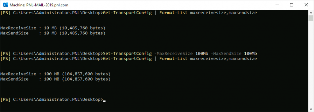Exchange Size Limits | PeteNetLive