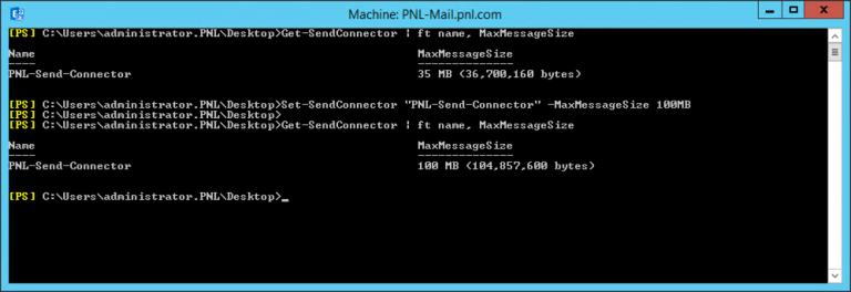 Exchange : 'Message Exceeded The Maximum Size Limit' | PeteNetLive