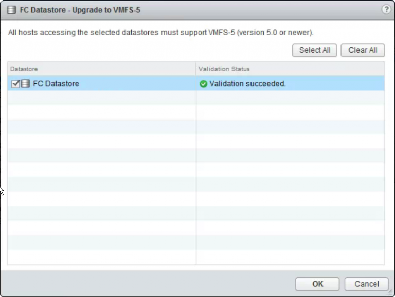 VMware: Depreciated VFMS Volume(s) Found On This Host | PeteNetLive