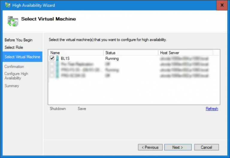 Hyper V: Add a VM as a Cluster Resource | PeteNetLive
