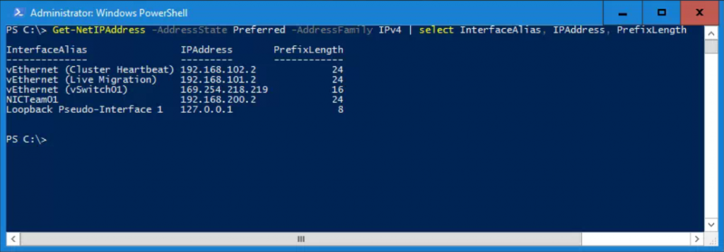 PowerShell - Getting Server IP Address Information | PeteNetLive