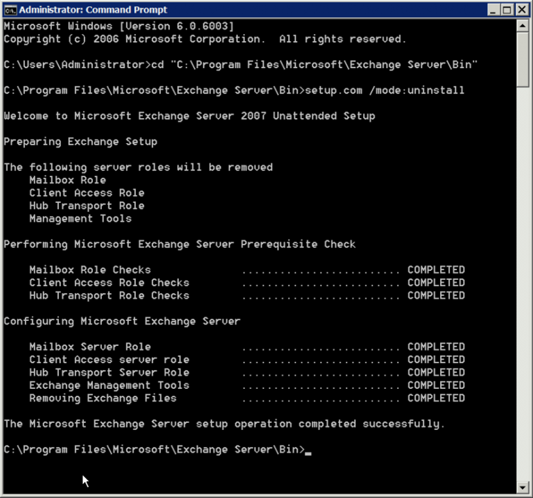SBS Server: Remove / Uninstall Exchange | PeteNetLive