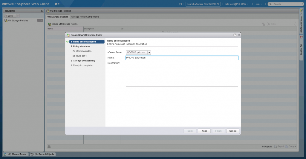 VMware: Creating a Storage Encryption Policy | PeteNetLive