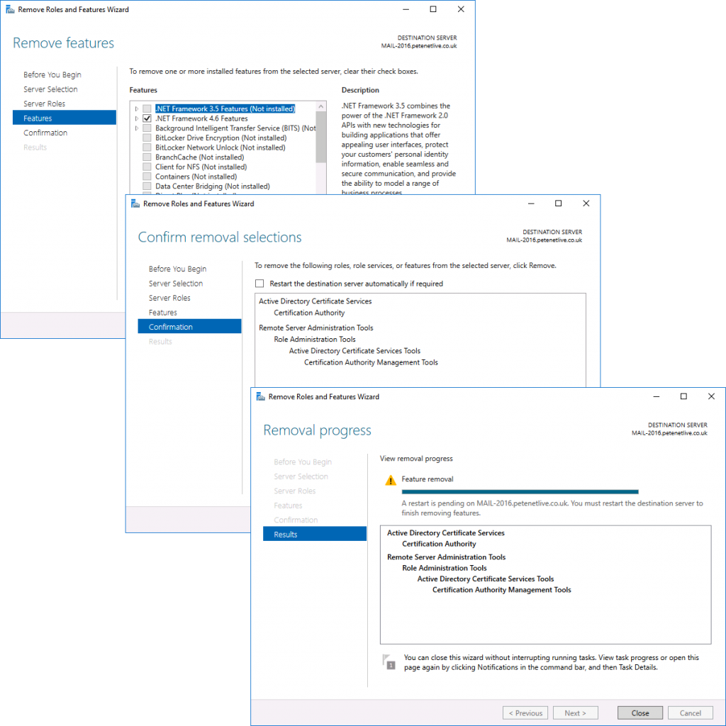 Moving Certificate Services To Another Server | PeteNetLive