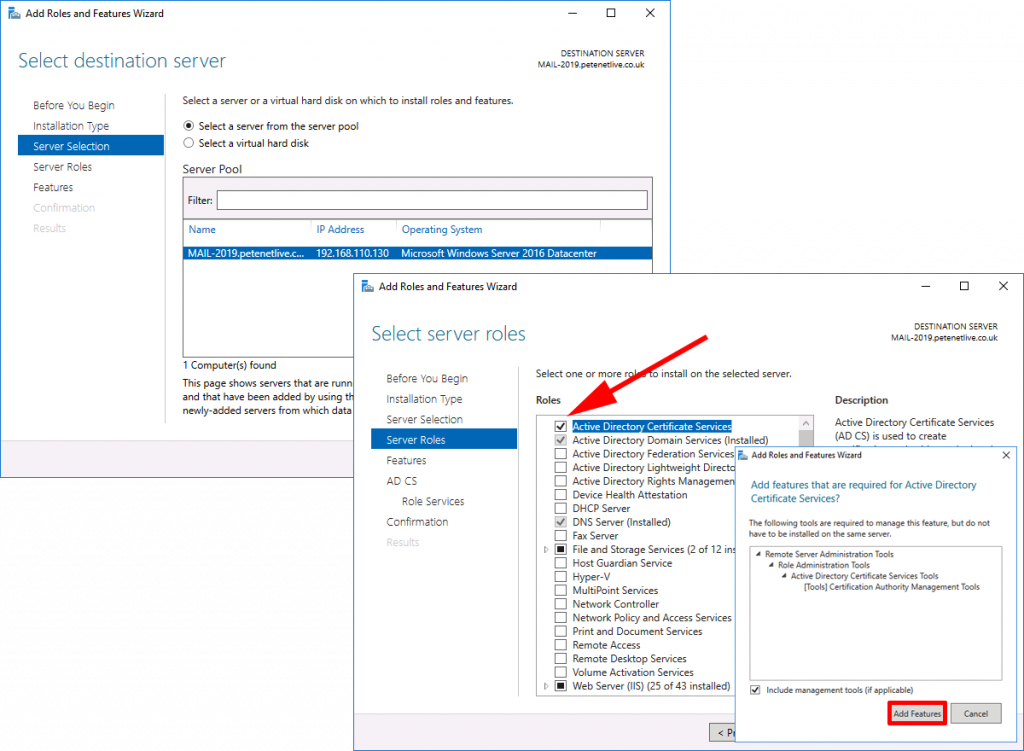Moving Certificate Services To Another Server | PeteNetLive