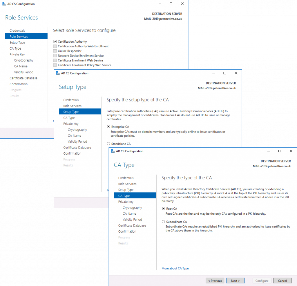 Moving Certificate Services To Another Server | PeteNetLive