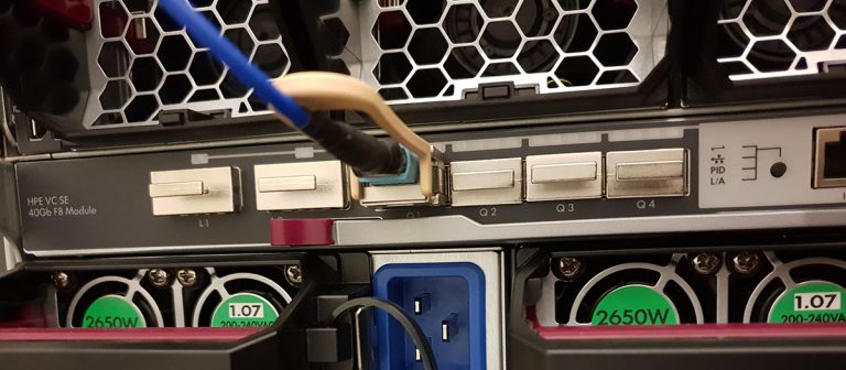 HPe Synergy 12000 MPIO QSFP to 10GB SFP Setup | PeteNetLive