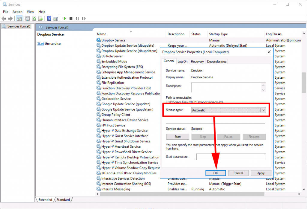 Running Dropbox On Windows Server | PeteNetLive