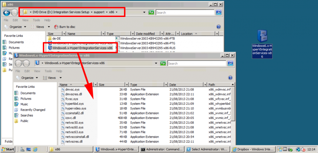 Manually 'Installing' Microsoft Integration Services Drivers | PeteNetLive