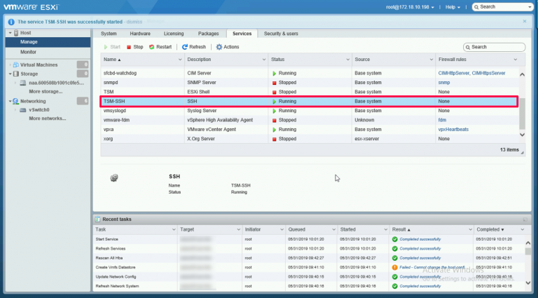 vSphere: Cannot Change the Host Configuration | PeteNetLive