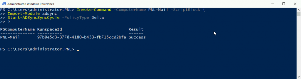 Forcing Azure AD Connect Sync | PeteNetLive