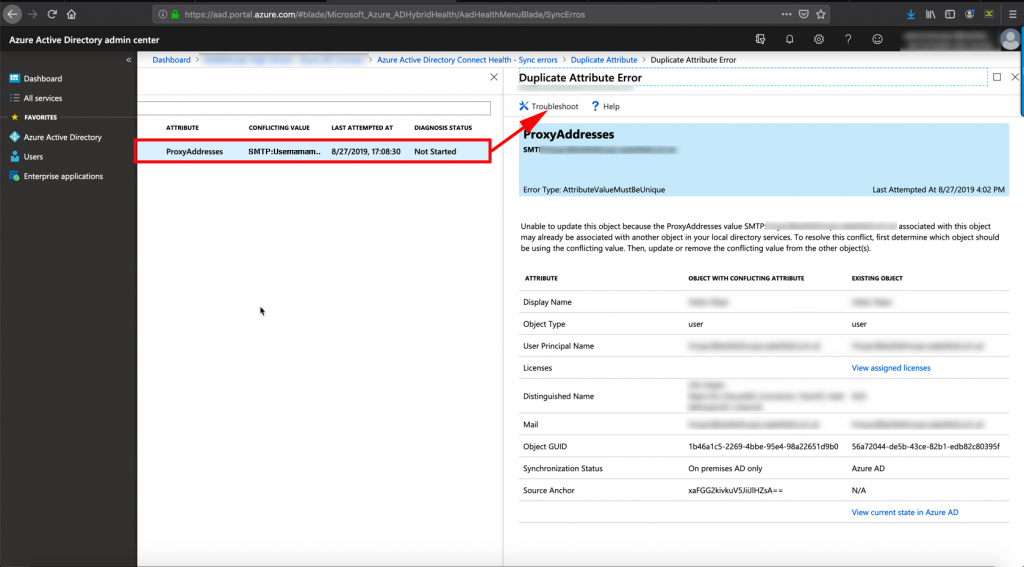 Azure AD Connect: Correct Or Remove Duplicate Values | PeteNetLive