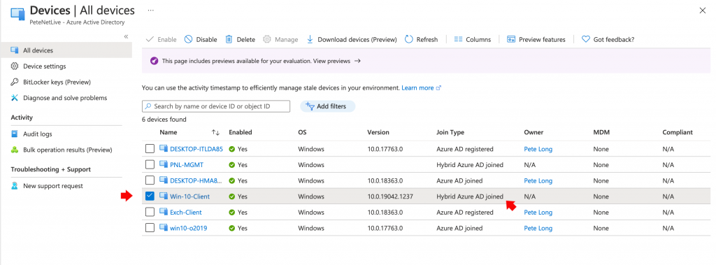 Find The Azure AD Join Type | PeteNetLive