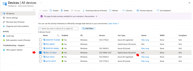 Find The Azure AD Join Type | PeteNetLive