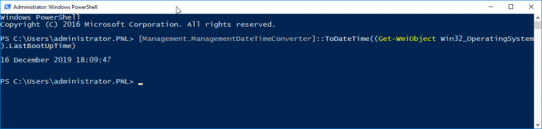 Windows - Find your 'Uptime' | PeteNetLive