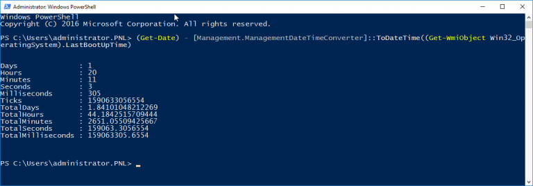 Windows - Find your 'Uptime' | PeteNetLive