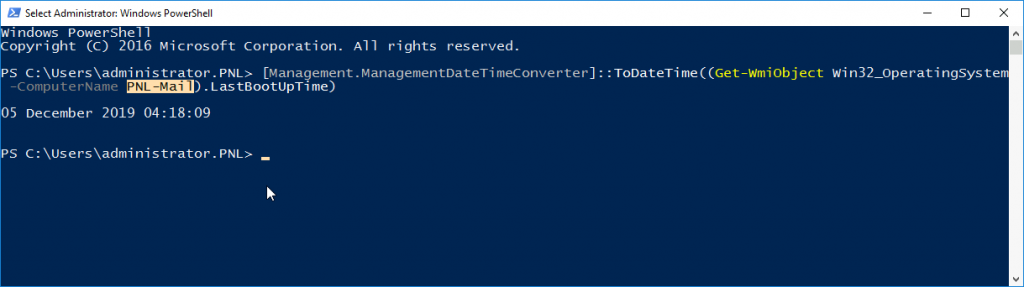 Windows - Find your 'Uptime' | PeteNetLive