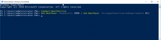 PowerShell: Disable MFA For All O365 Users | PeteNetLive