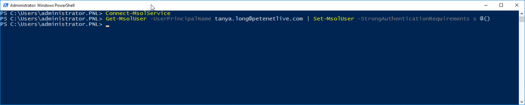 PowerShell: Disable MFA For All O365 Users | PeteNetLive