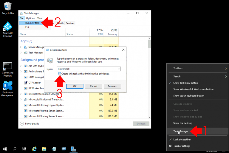 Run PowerShell (and Command Prompt) Administratively | PeteNetLive