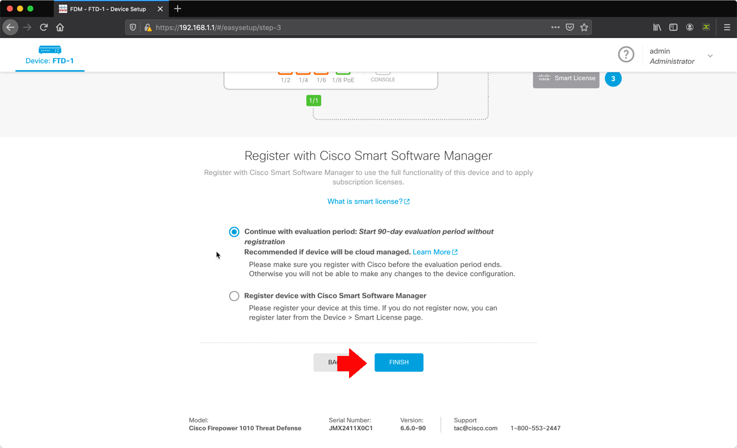 Cisco Firepower 1010 (FTD) Initial Setup | PeteNetLive