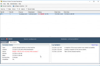 VMware Converter 'A file I/O Error Occurred' | PeteNetLive