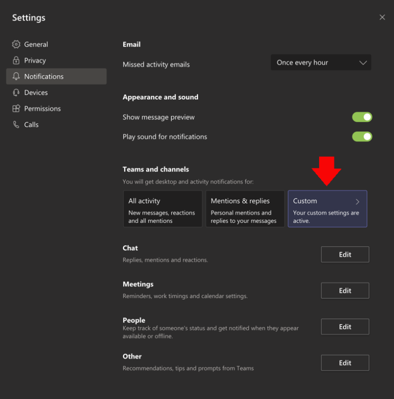 Microsoft Teams: Suppress Annoying Message Pop-ups