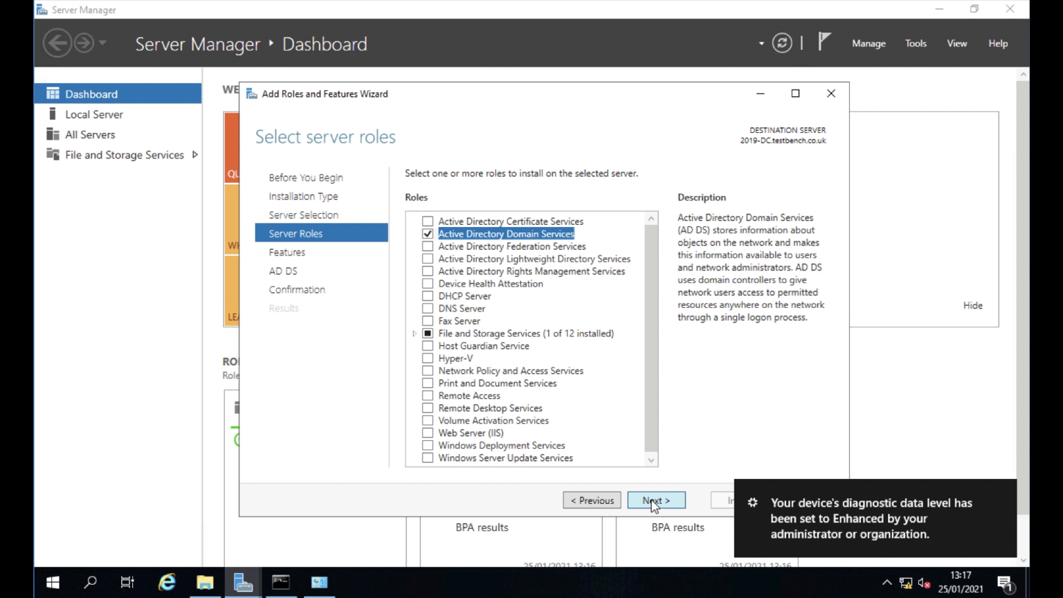 Migrate From Server 2012 to Server 2019 Domain Controllers