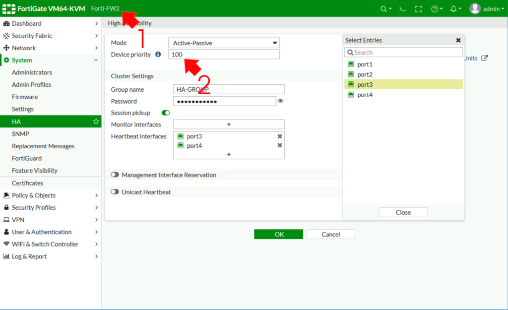 FortiGate High Availability (Active / Passive) PeteNetLive